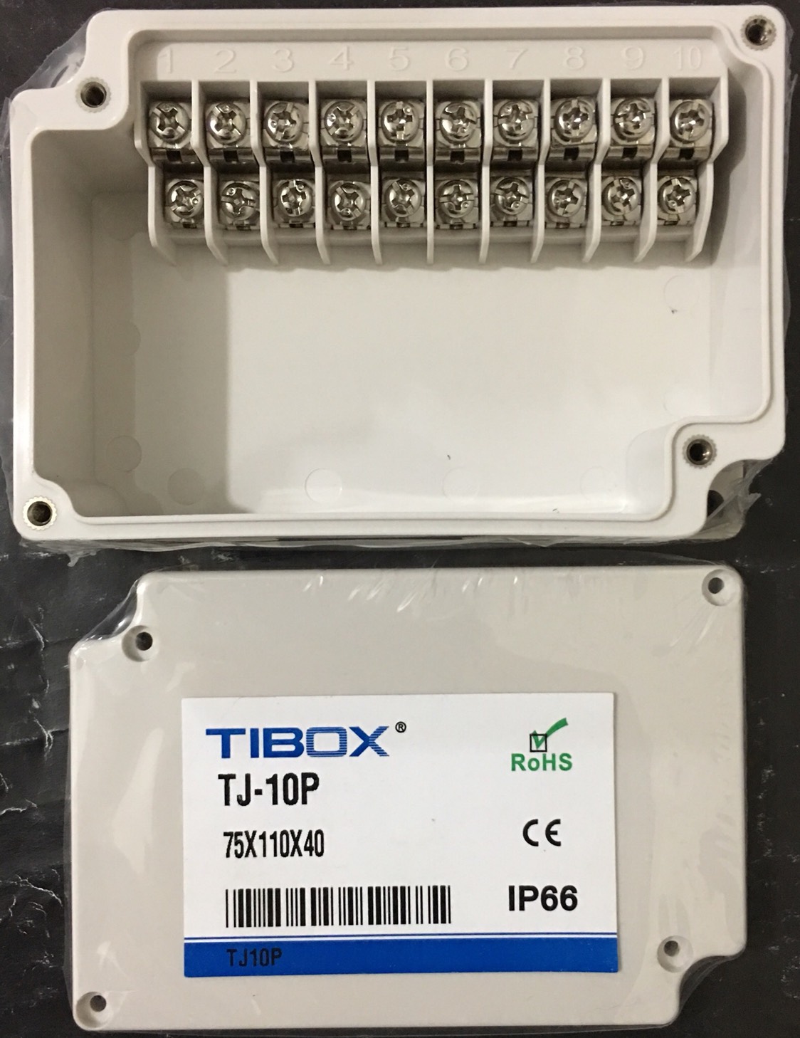 10 poles Terminal Block Box กล่องต่อสายไฟกันน้ำ10โพล