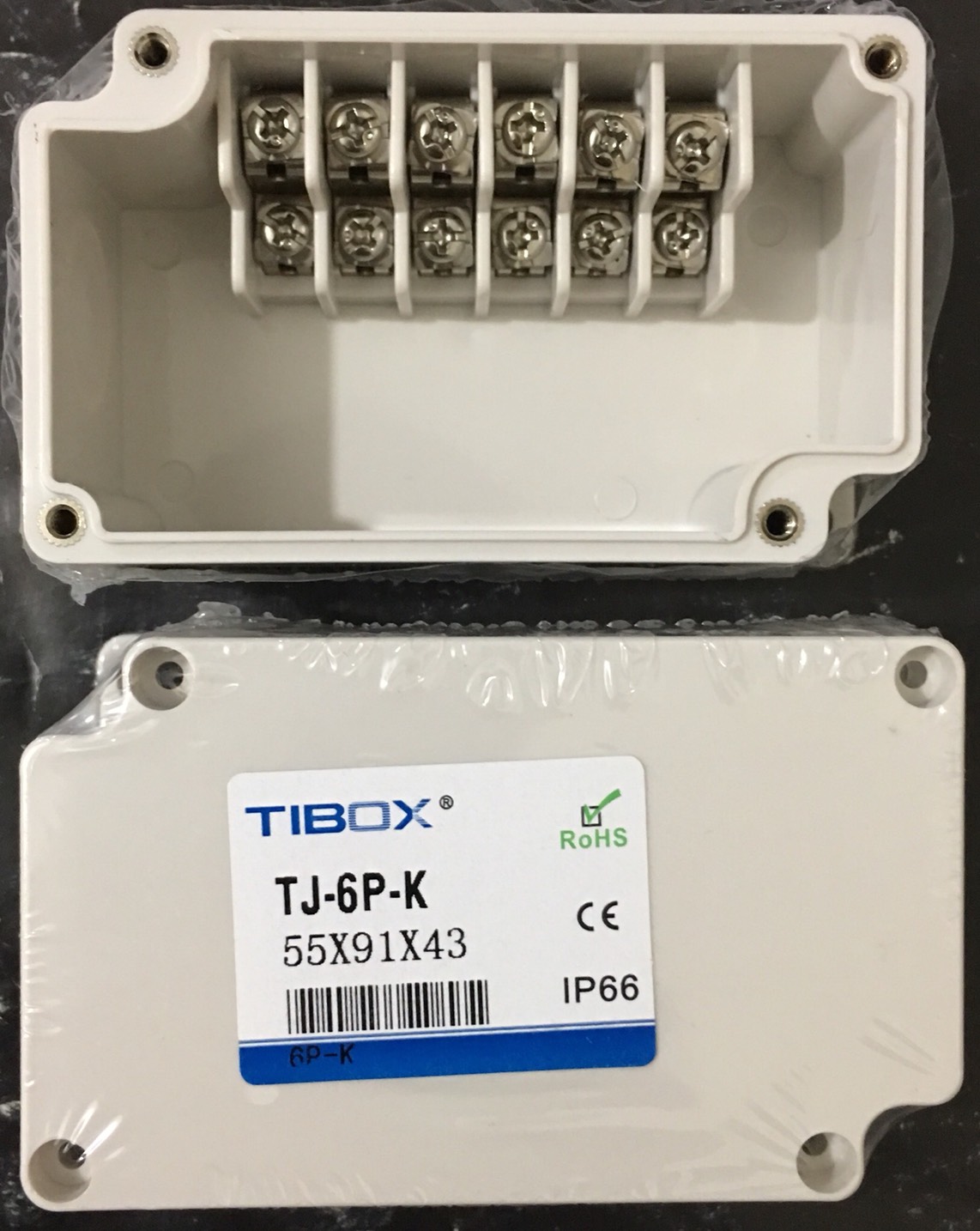 6 poles Terminal Block Box